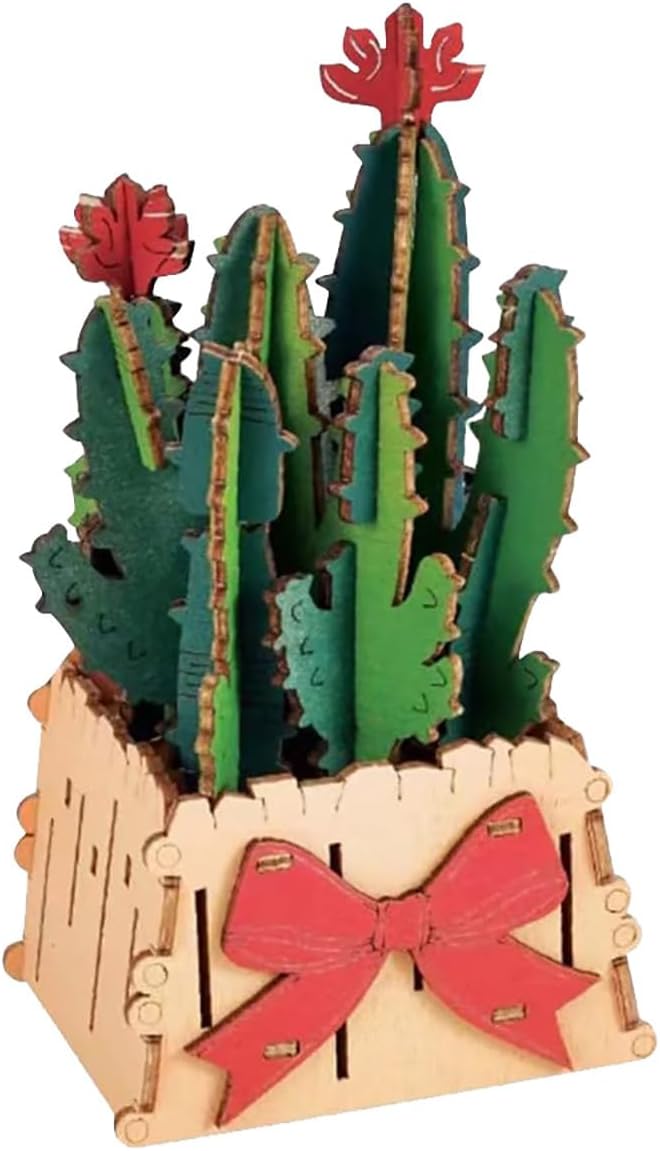 Amazon.com: 3D Wooden Flower Puzzle Kit for Adults | DIY Botanical ...