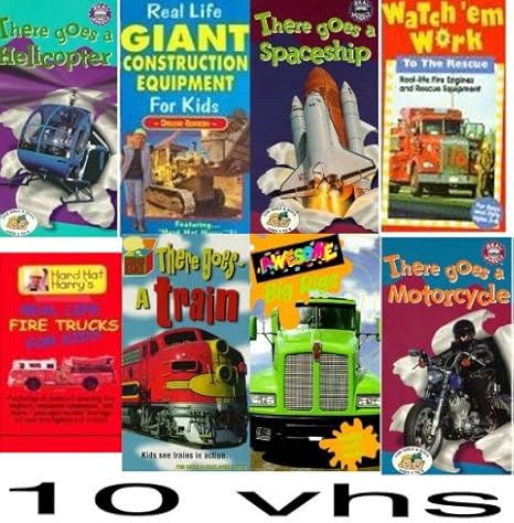 Amazon.com: set 10 vhs: Watch 'em Work - Fun in Flight/To the Rescue ...
