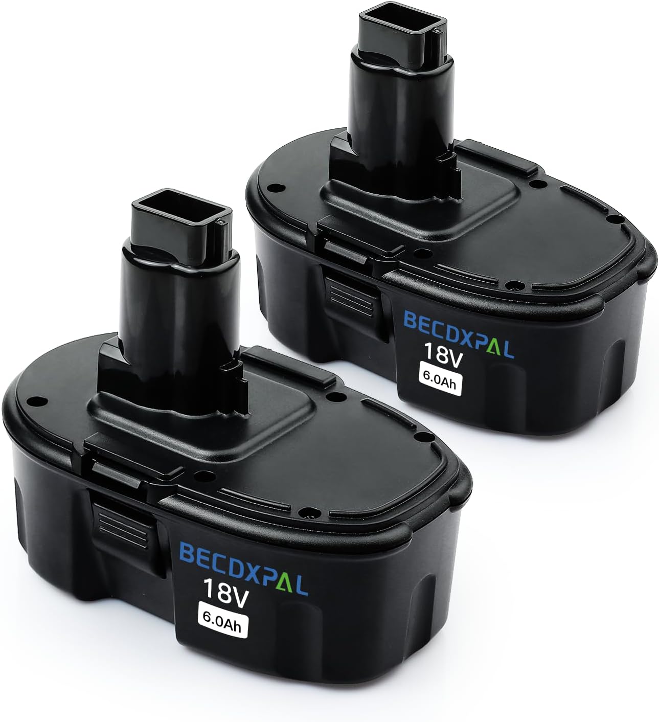 BECDXPal 2Pack 6000mAh Battery Replacement for Dewalt 18V Battery XRP ...