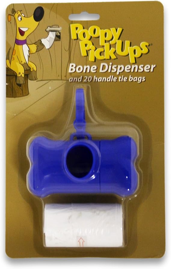 Amazon.com : Poopy Products Pet Pickups with Bone Dispenser : Pet Waste ...