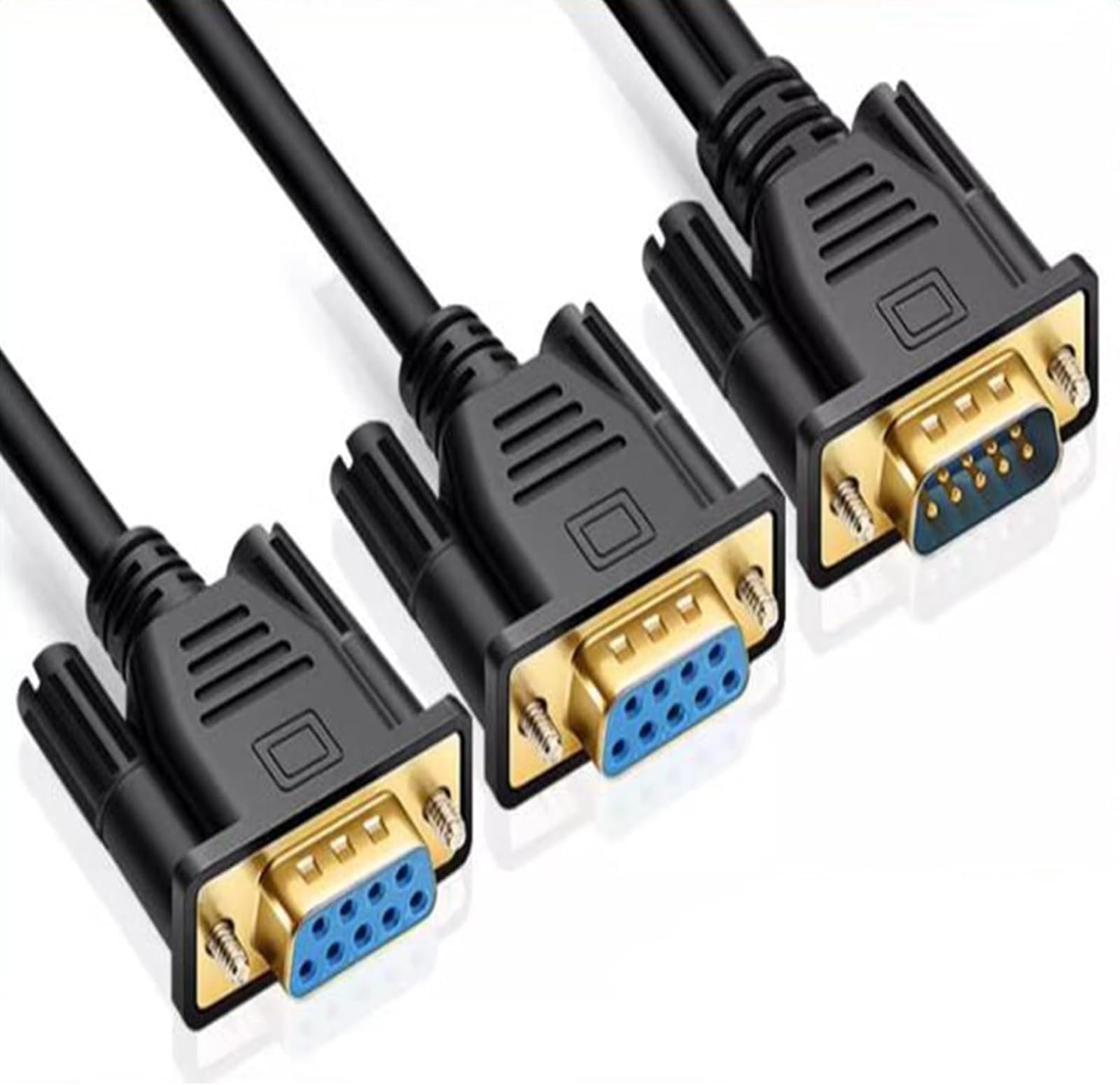 Amazon.com: SF Cable: DB9 Male to 2 Female Serial Rs232 Splitter Cable ...
