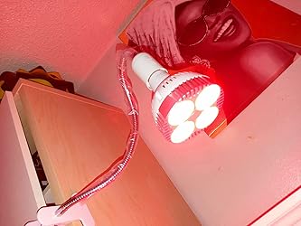 Amazon.com: Red Light Therapy Lamp with Socket,PDGROW 48W 24 LED Deep ...