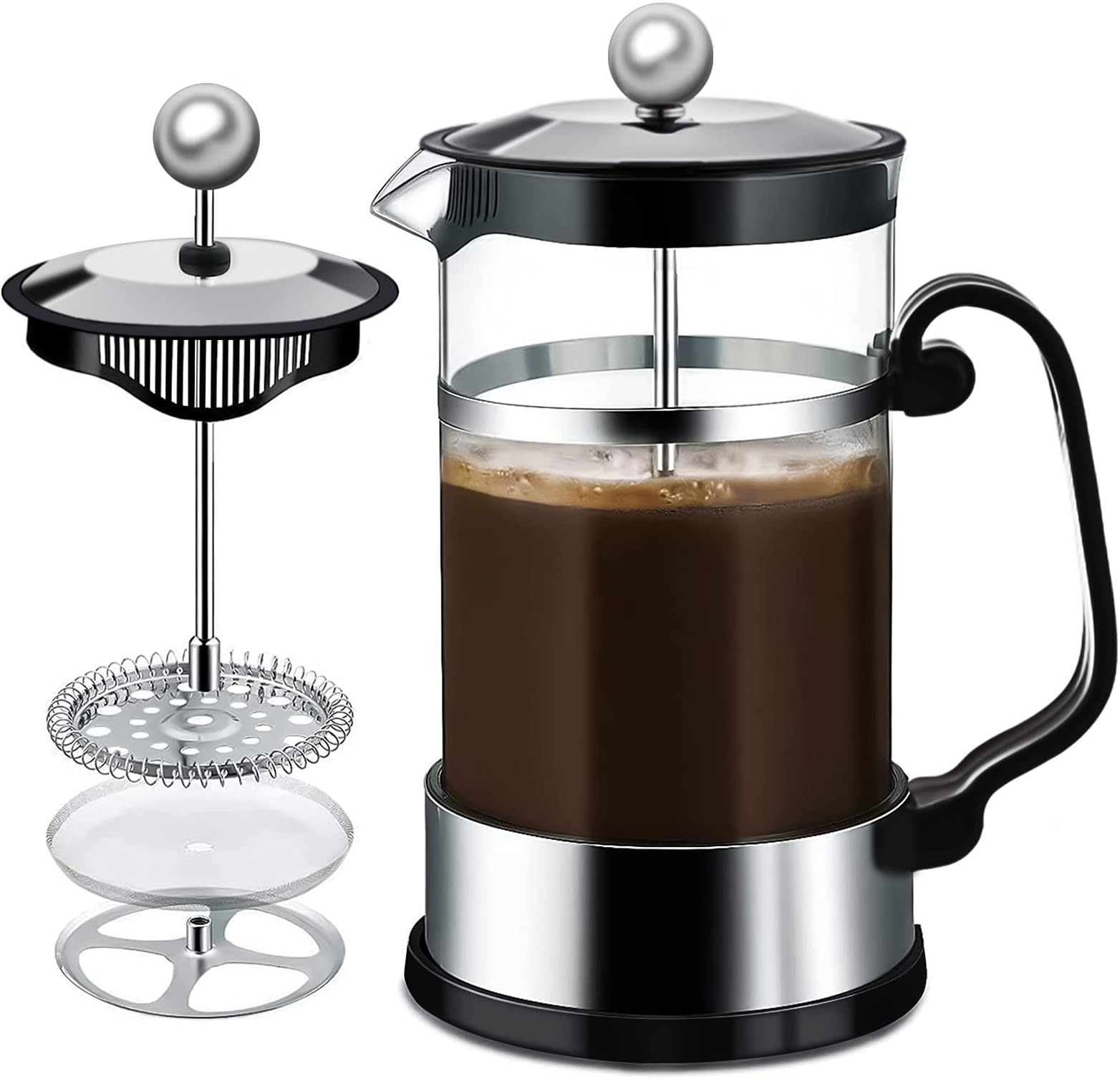 Amazon.de: ASHATA Kaffeebereiter Kaffeekanne, 400ML Pour-Over ...
