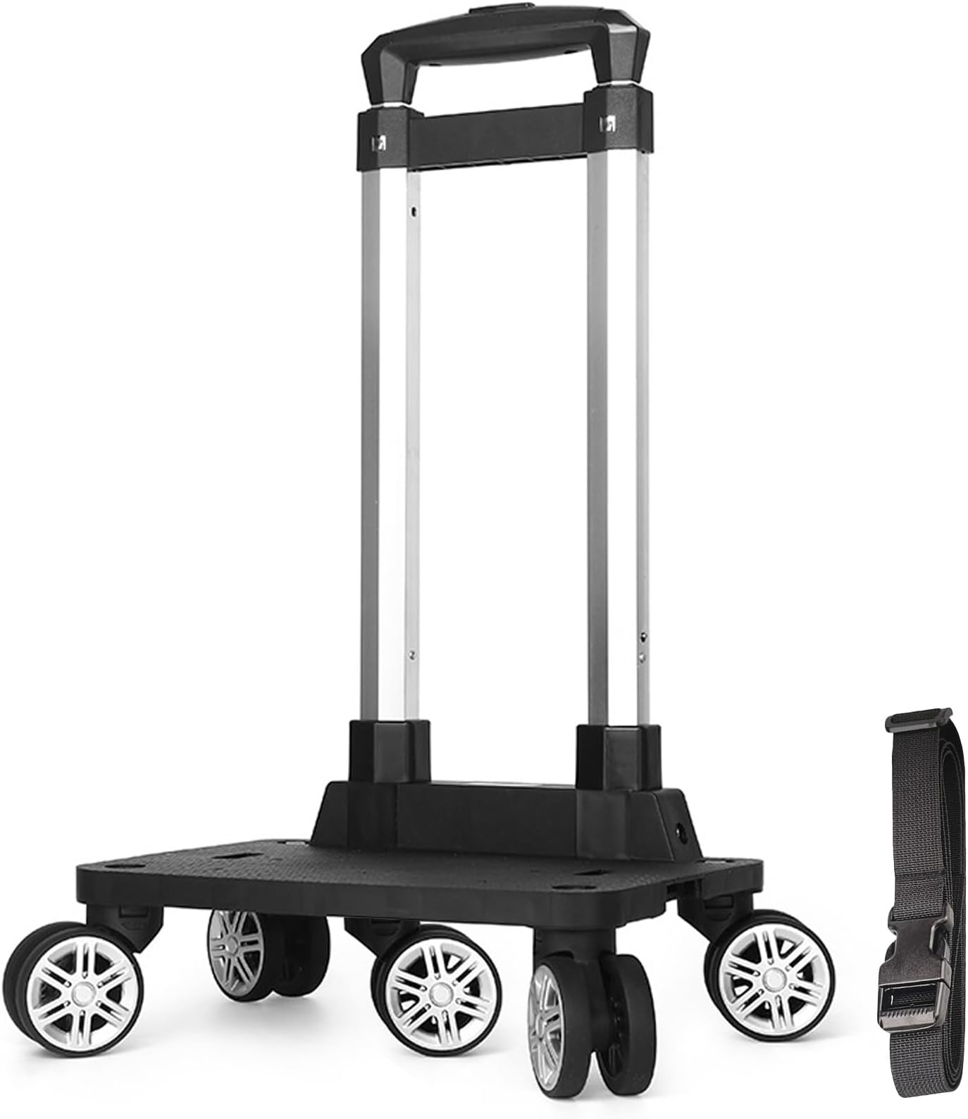 Amazon.com: Backpack Trolley - 4 Wheels Folding Compact Lightweight ...