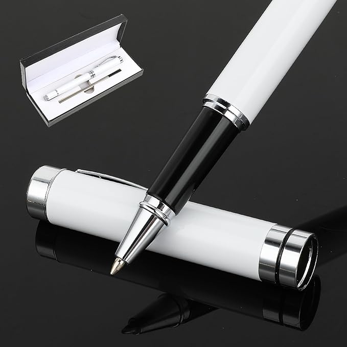 Amazon.com : Andibro 0.5mm Luxury Ballpoint Pen, Metal Journal Pen, Professional Pen With Gift ...