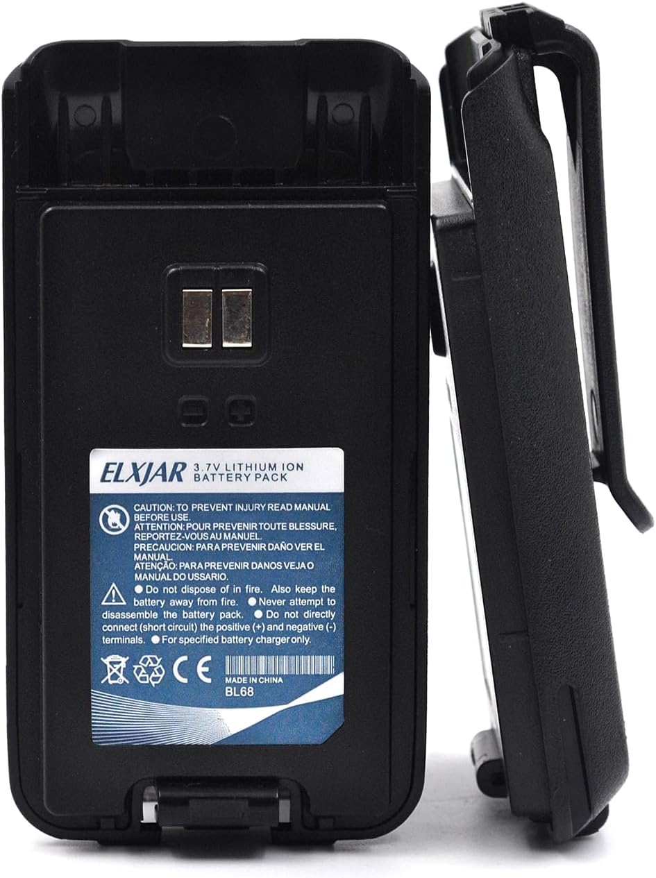 ROWSHEP Paquete de 5 baterías de iones de litio de 1200 mAh 3.7 V ...