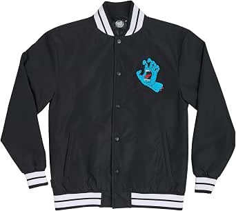 Amazon.com: SANTA CRUZ Men's Stadium Jacket Screaming Hand Skate Jacket ...