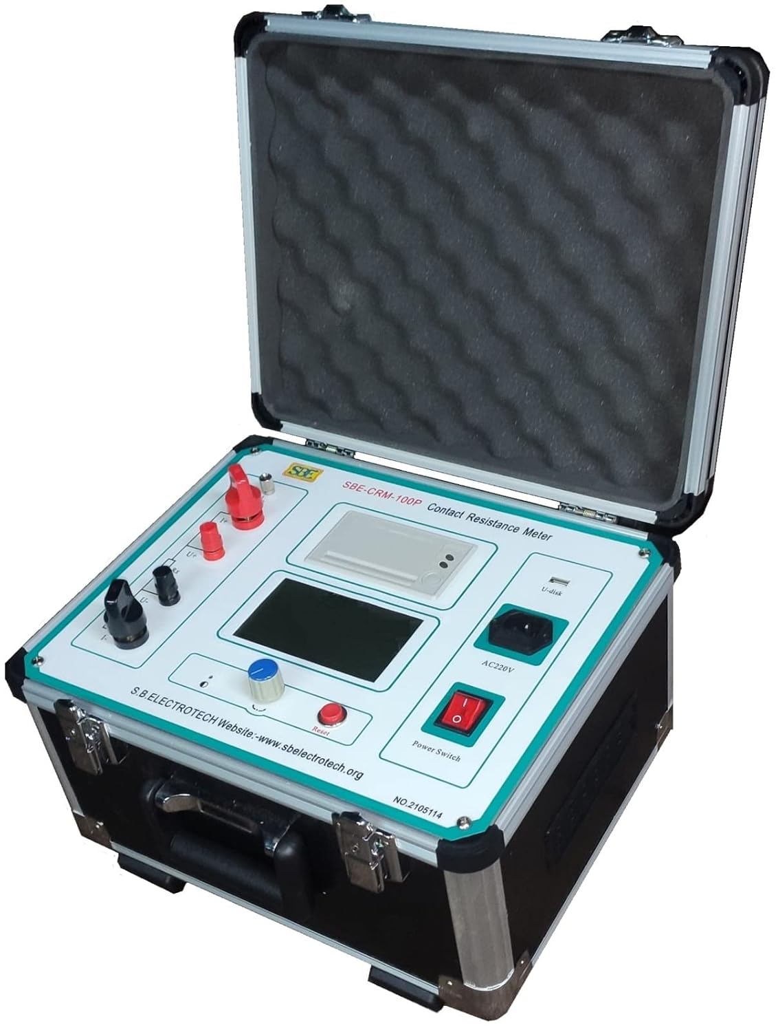 S.B. ELECTROTECH SBE-CRM 100P Contact Resistance Meter : Amazon.in ...