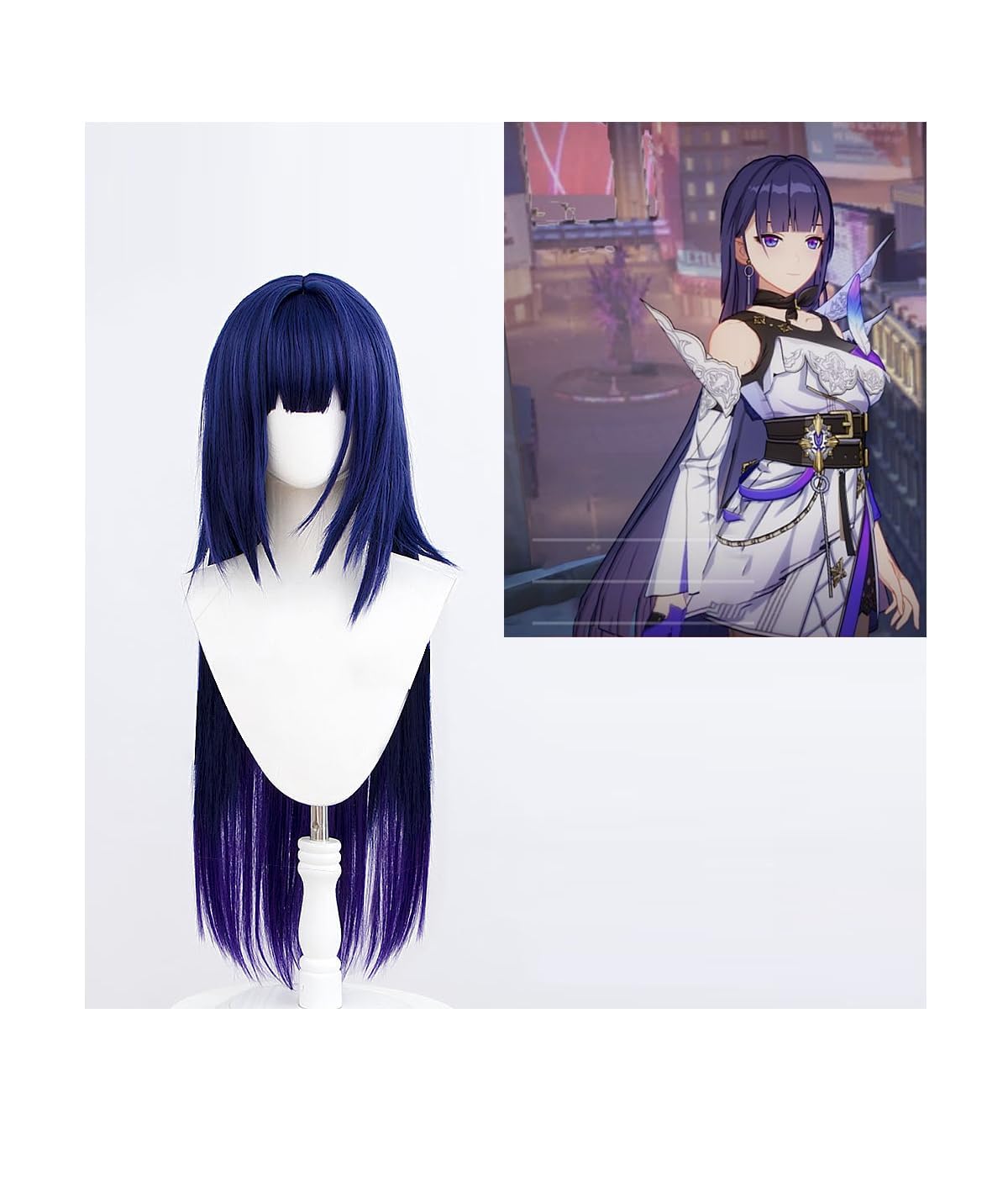 Amazon.com: Mudson Honkai: Star Rail Raiden Bosenmori Mei Cosplay Wig ...