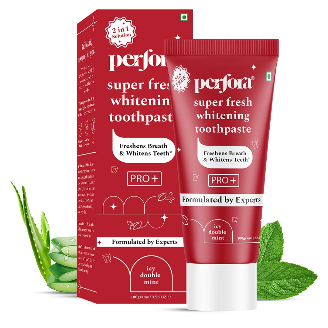 Buy Perfora Super Fresh Toothpaste -100g, With Cooling Crystals | Helps ...