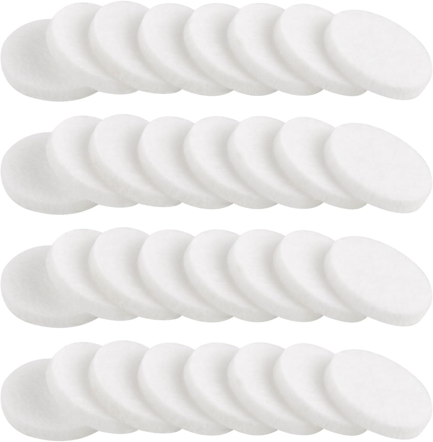 Amazon.com: AUEAR, 100 Pack White Round Mini Diffuser Refill Pads ...