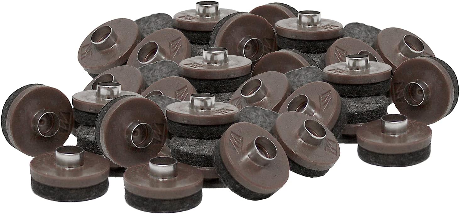 Amazon.com: Nail-On Heavy Duty Felt Pads for Wood Furniture and Hard ...