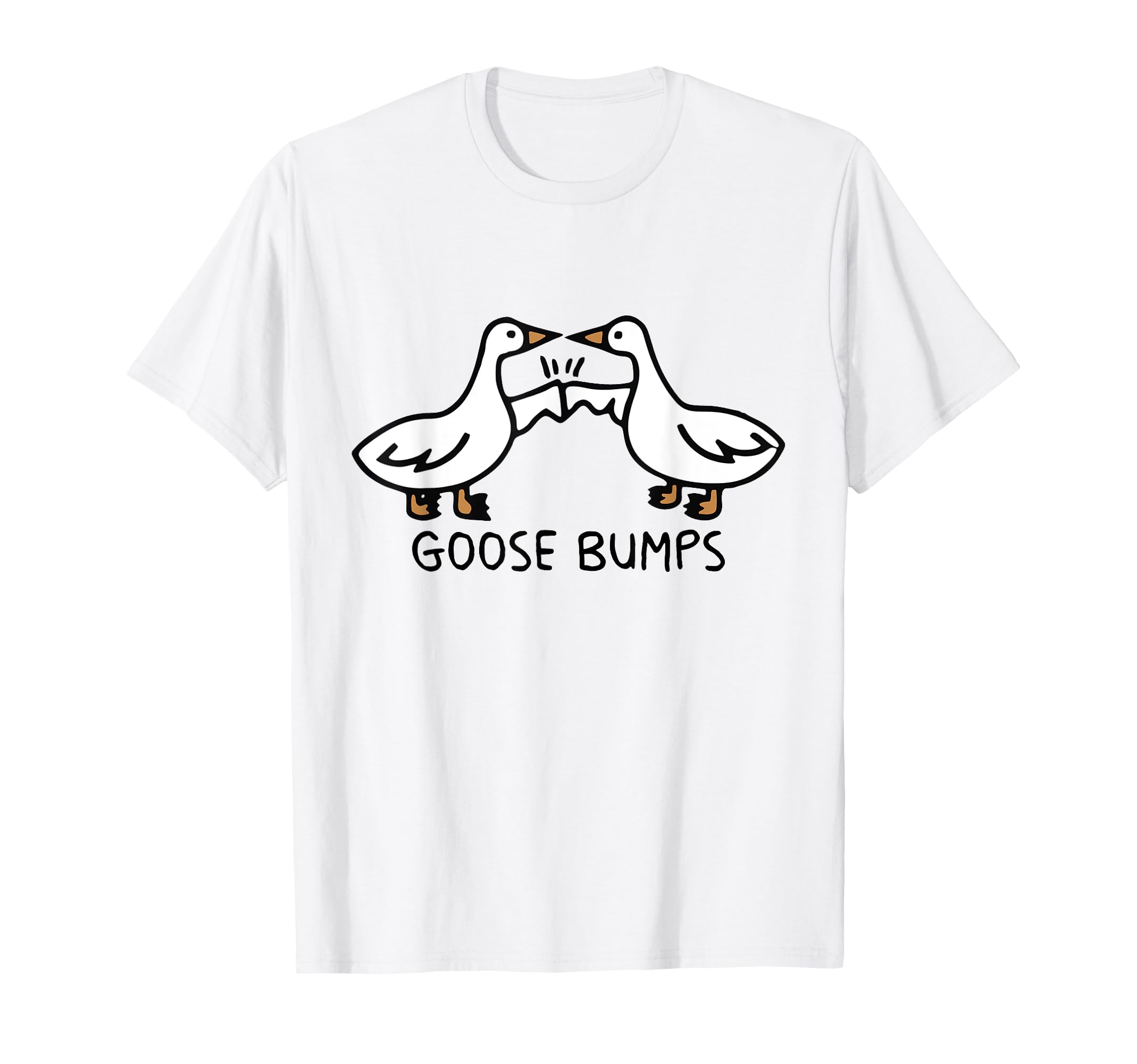 Amazon.com: Cute Goose Bumps Funny Goose Embroidery Geese Fist Bump Pun ...
