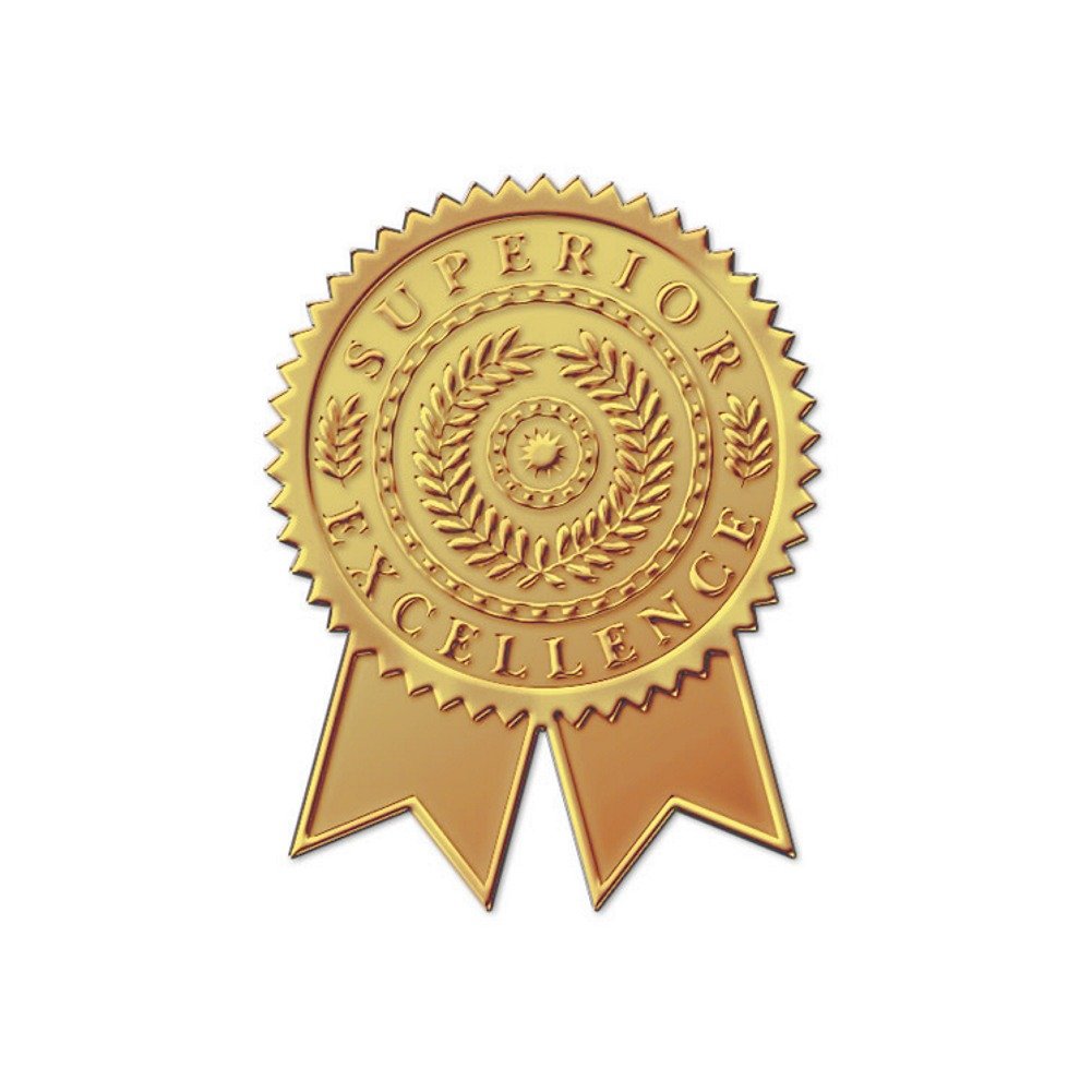 Amazon.com: Starburst Gold Certificate Seals - 48 Pack : Office Products