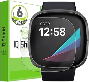 Amazon.com: IQShield Screen Protector Compatible with Fitbit Versa 3 ...
