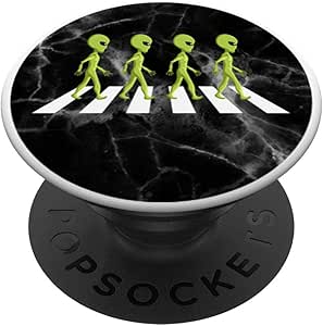 Amazon.com: Aliens Walking Across A Zebra Crossing Popsocket : Cell ...
