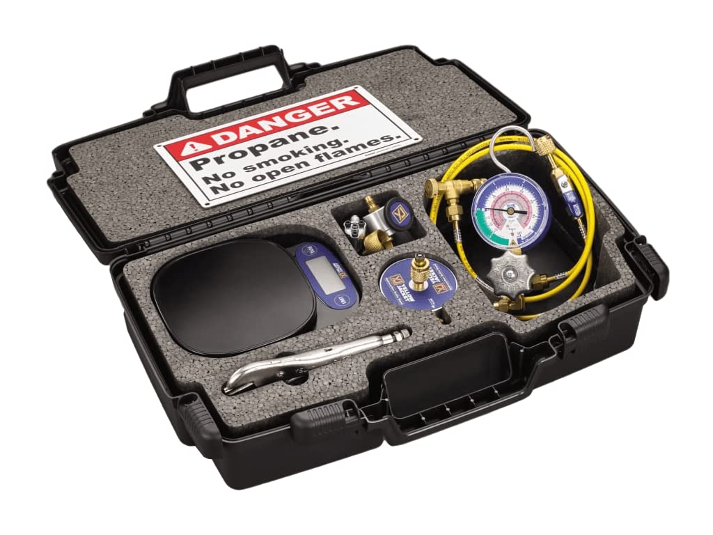 Yellow Jacket 61001 Kit de Carga del Sistema de Hidrocarburos para R ...