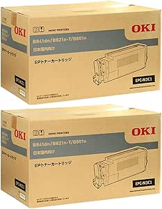 Amazon.co.jp: OKI EPトナーカートリッジEPC-M3C1 2本セット 純正品 : パソコン・周辺機器
