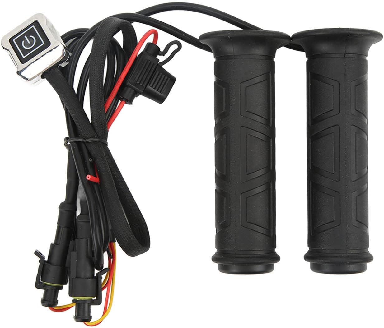 Heated Hand Grips, Universal Waterproof 7/8in 22mm Handlebar Heated ...