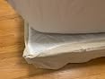 Amazon.com: Levtex Linen Dust Ruffle, 16-inch Drop with Box Pleat ...