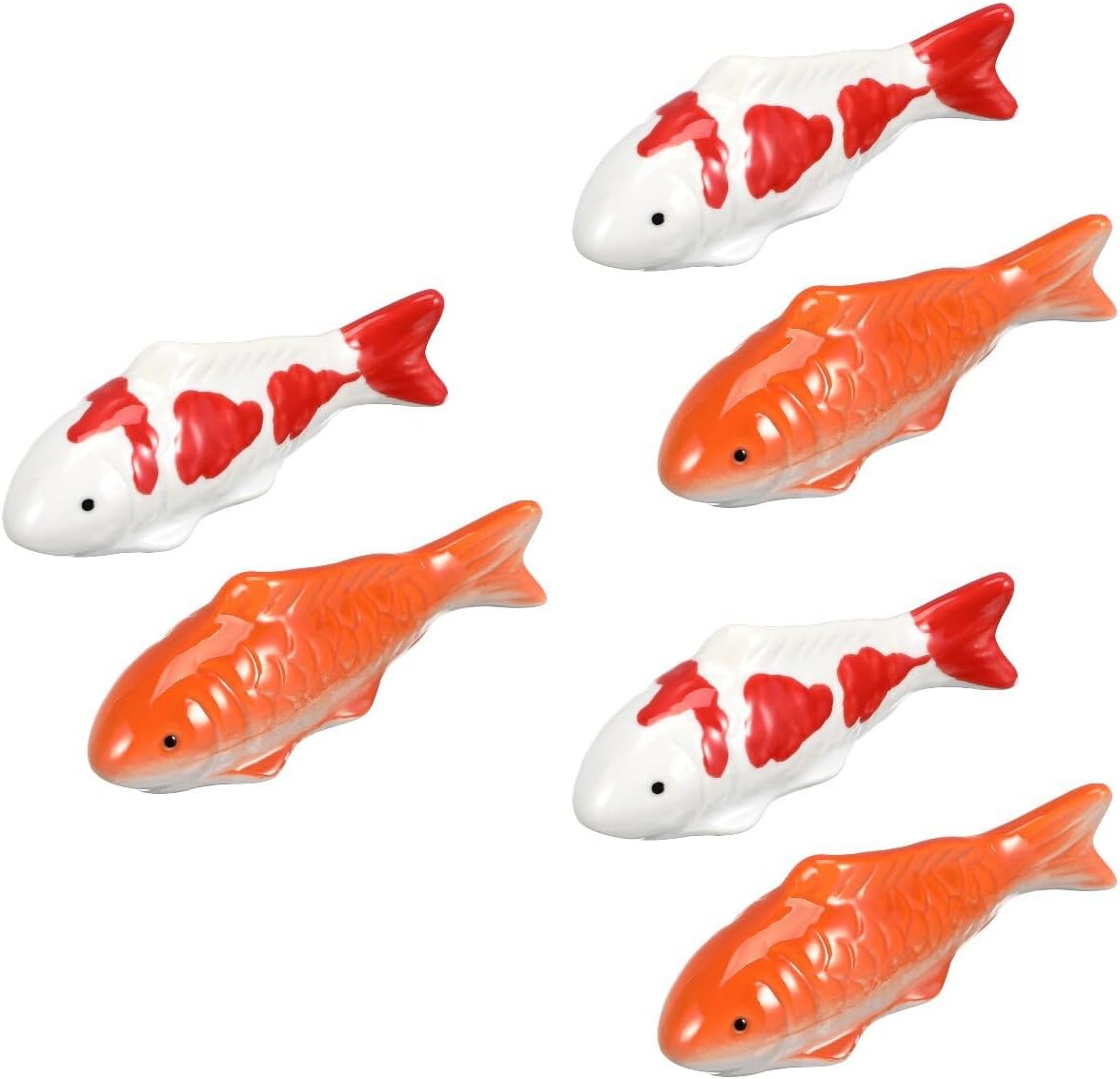 Amazon.com : GANAZONO Ceramic Floating Fish, 6pcs Aquarium Fake ...