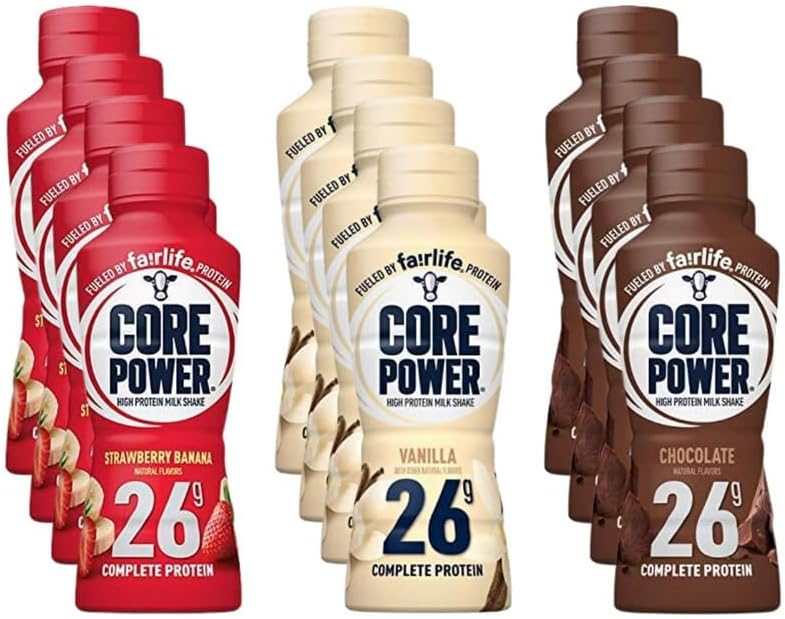 Amazon.com : Core Power Fairlife 26g Protein Milk Shakes, Ready To ...