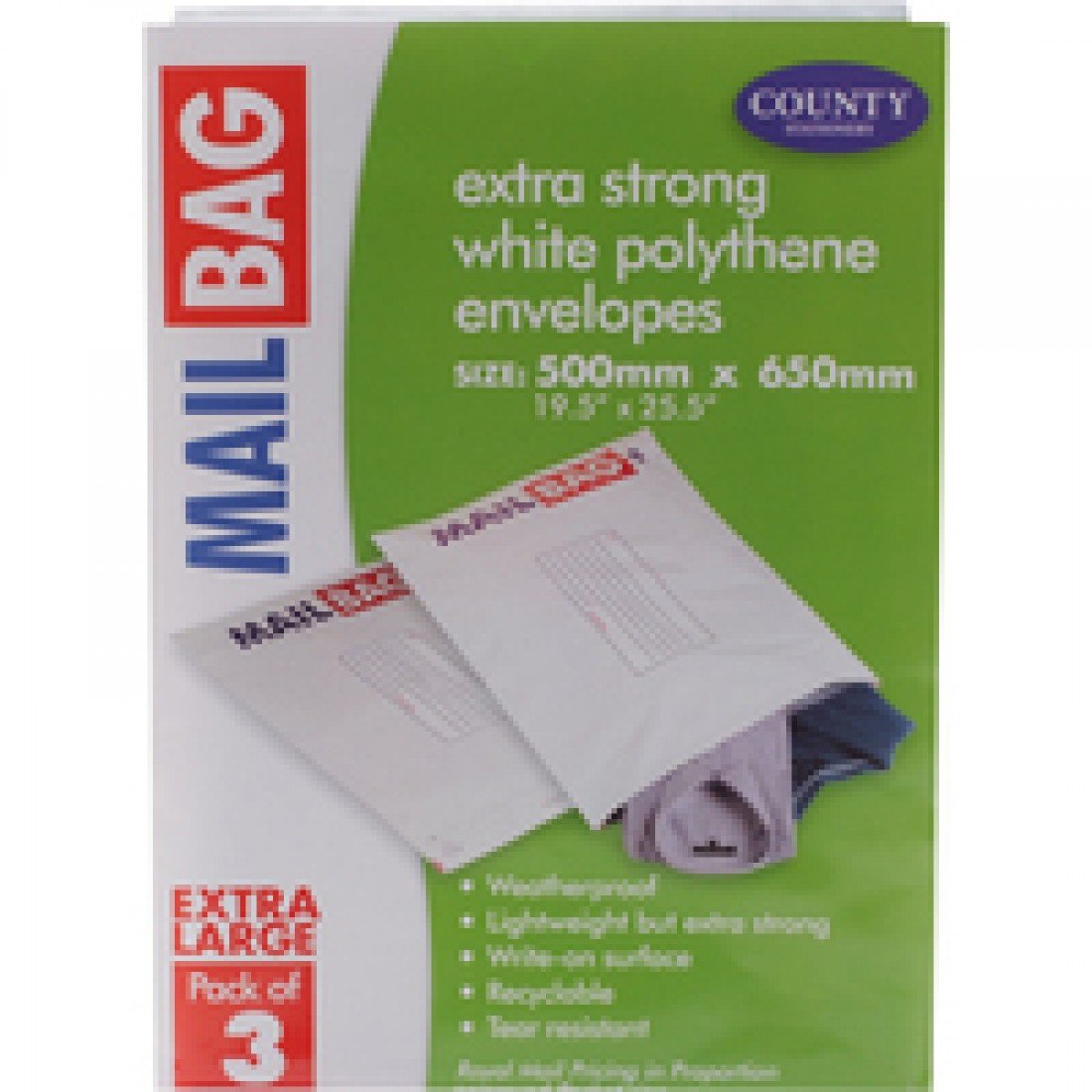 County C263 Extra Large Mail Bag : Amazon.co.uk: Stationery & Office ...