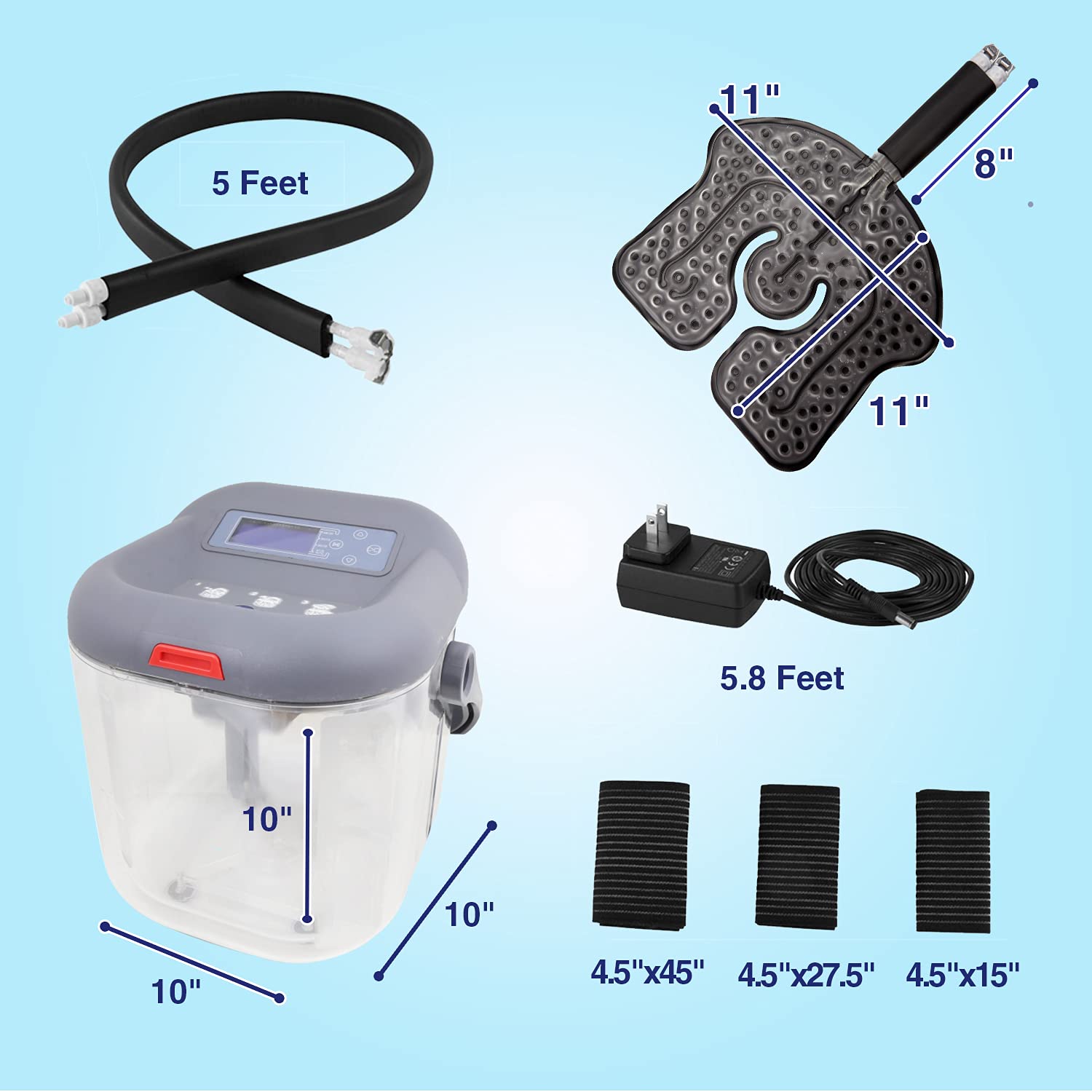 Cold Therapy Machine Gen 1 by Arctic 8 - Ice Circulation System with ...
