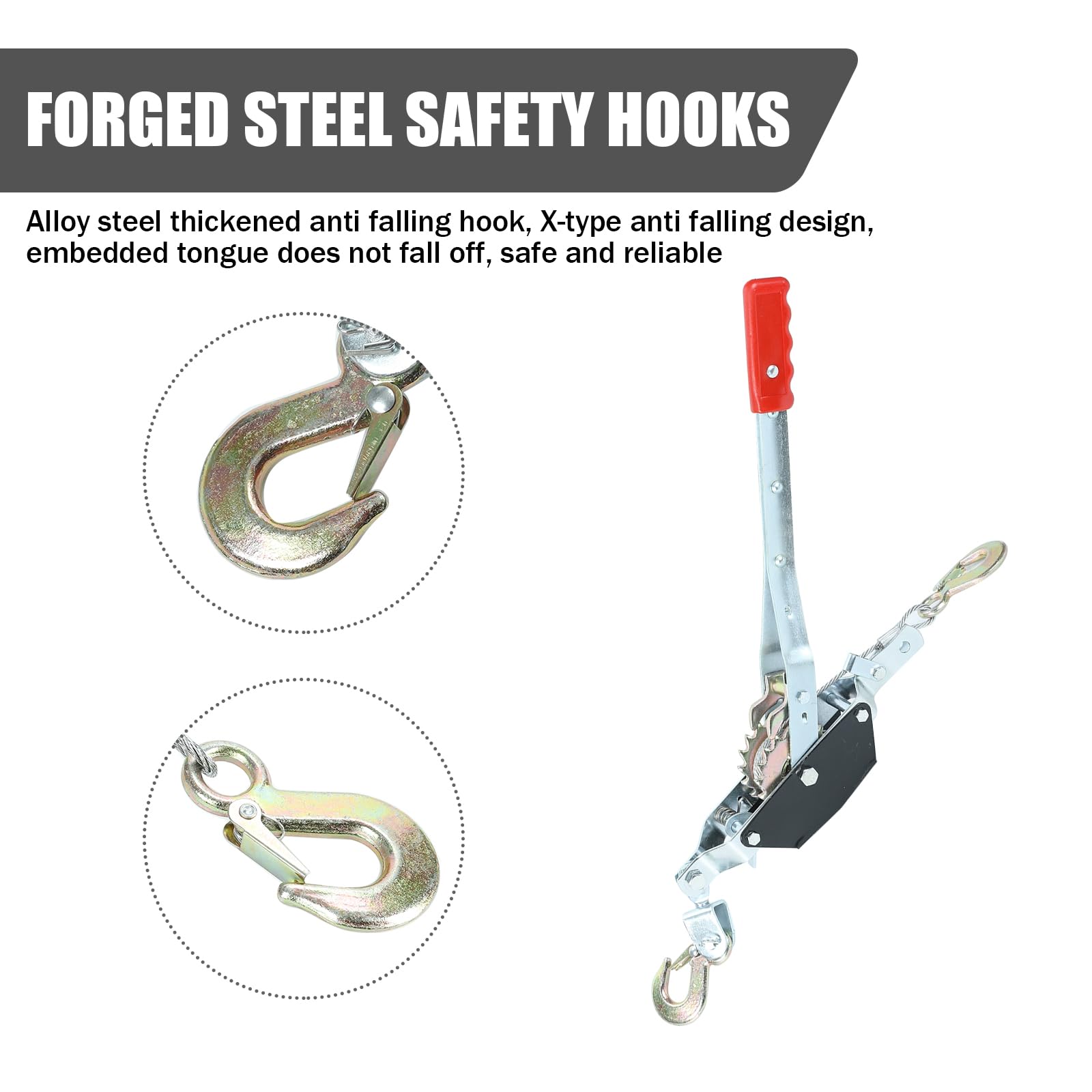 Snapklik.com : Aikosin Power Puller - 1 Ton Capacity Winch, Heavy Duty ...