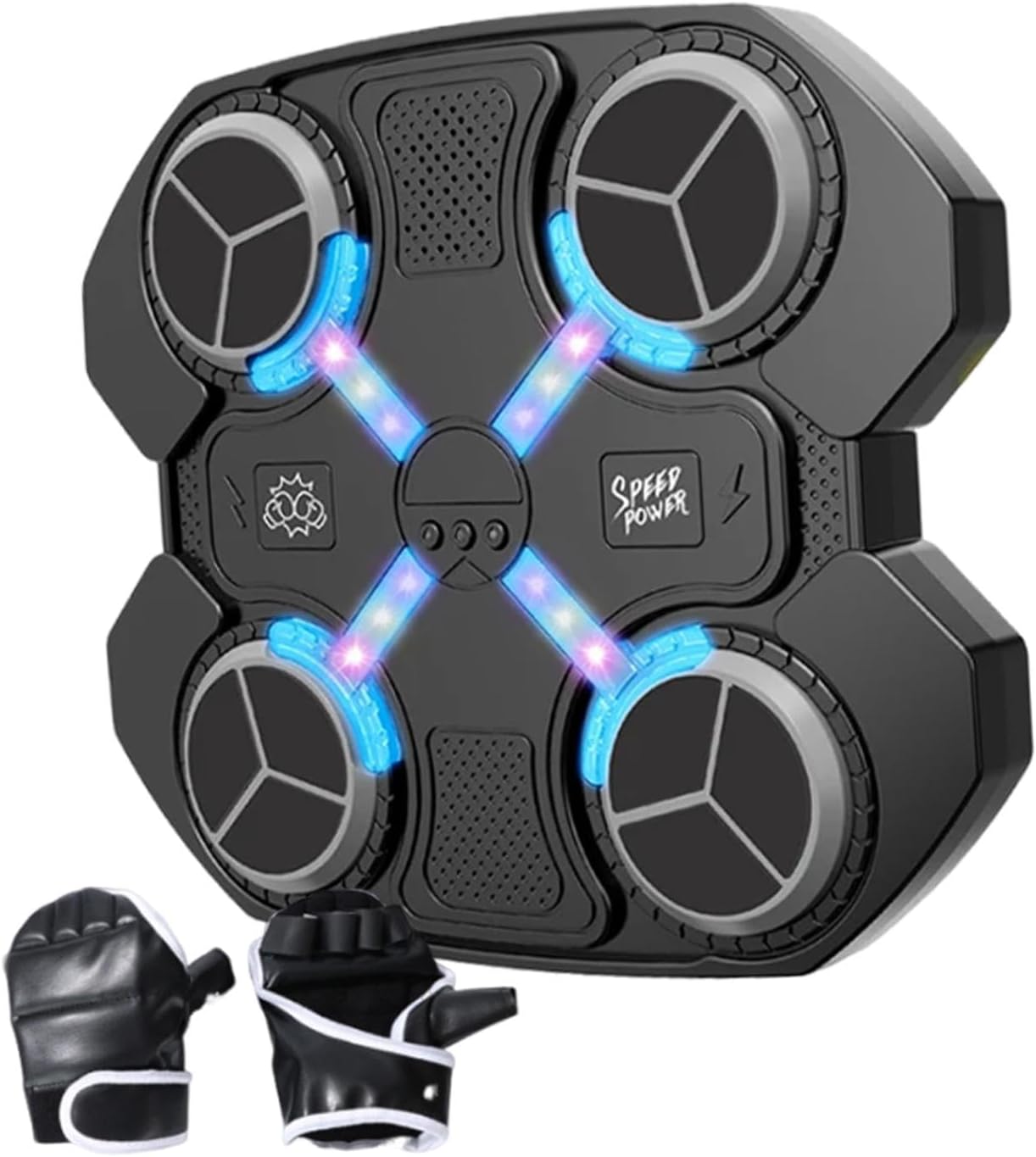 Amazon.com : Music Boxing Machine with Boxing Gloves, Smart LED Lights ...
