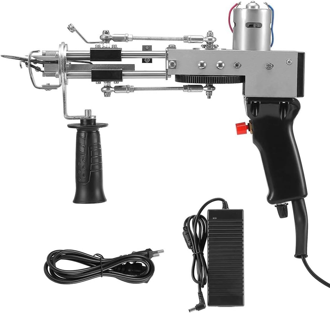 Amazon.com: 2-in-1 Cut Hair and Loop Pile, Electric Carpet Weaving Gun ...