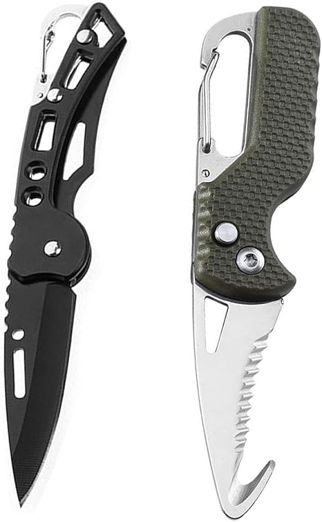 Key knife, 2Pcs Keychain multitool for Cutting Rope, Paper Boxes and ...