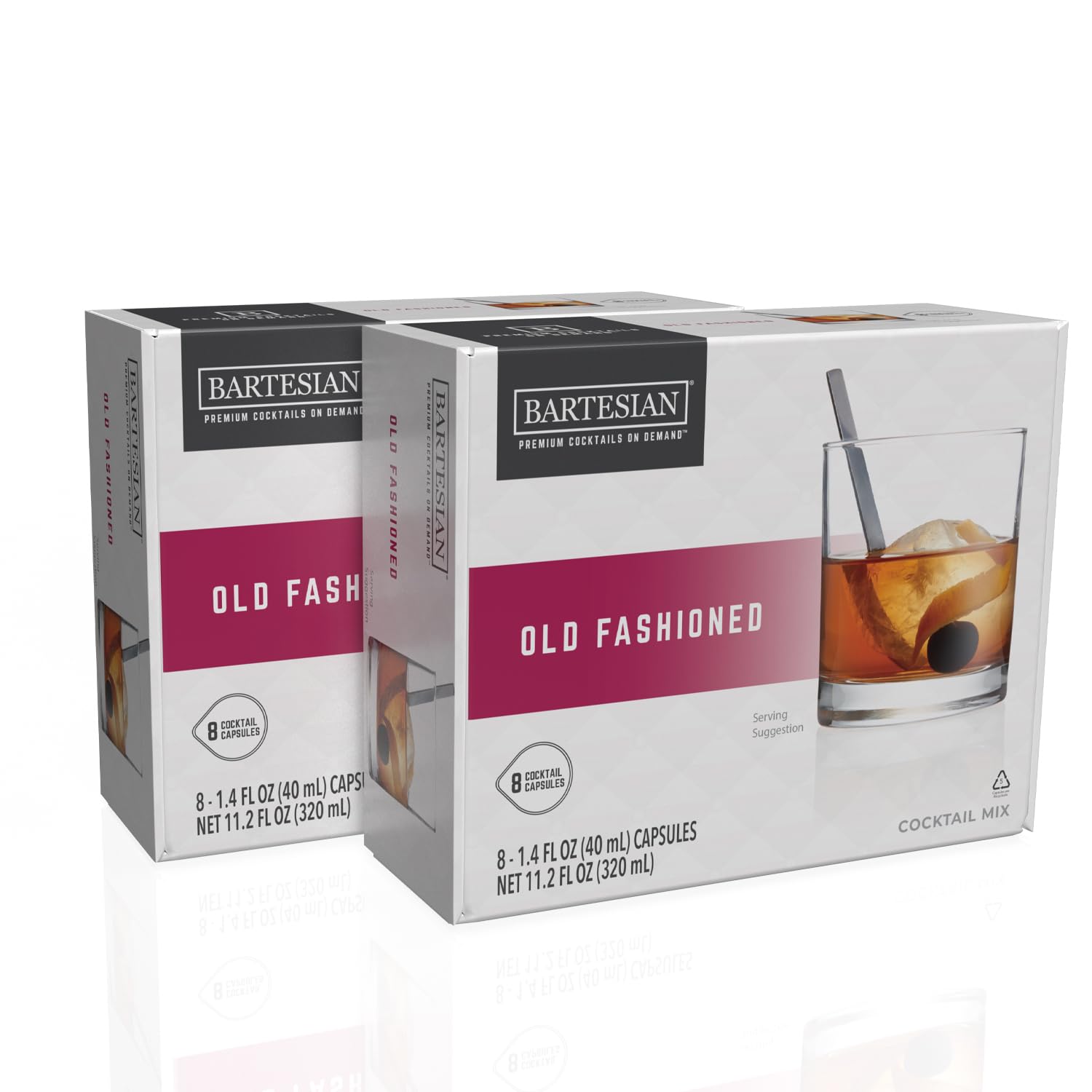 Amazon.com : Bartesian 16-Pack Old Fashioned Mixer Capsules for ...