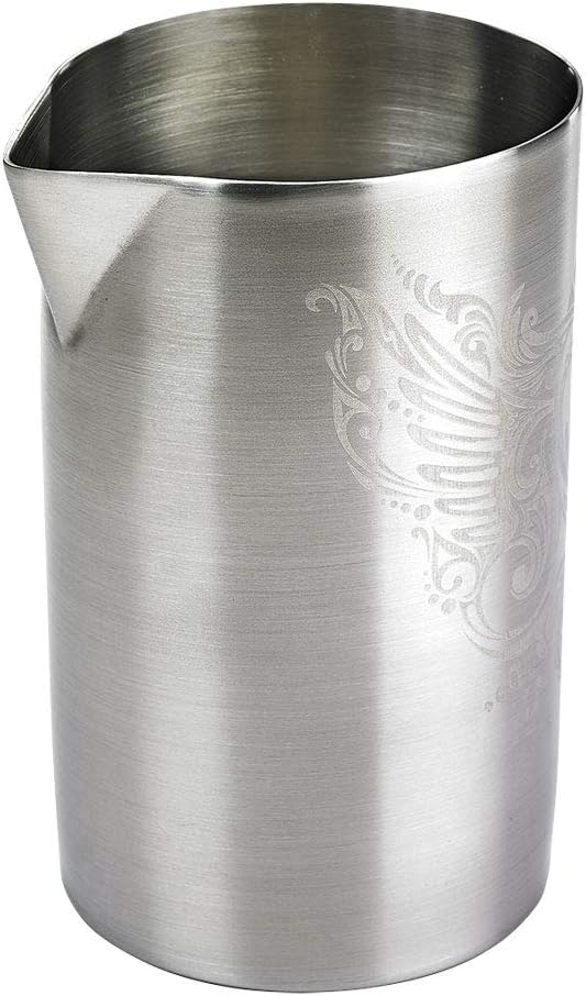 Amazon.com: Cocktail Mixing Glass Stainless Steel, 500ml/16.9oz ...