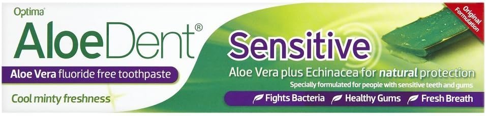 Aloe Dent Aloe Vera Sensitive Toothpaste 100ml : Amazon.it: Salute e ...