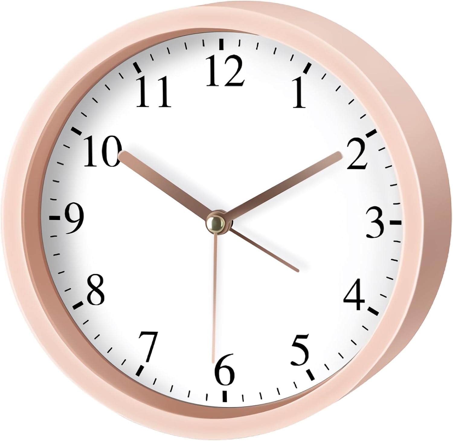 Amazon.com: Maxspace Modern Desk Clock, Silent No-Ticking Analog Clock ...