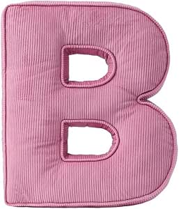 Amazon.com: Pink Letter Plush Pillow, Letter Hugging Throw Pillows ...