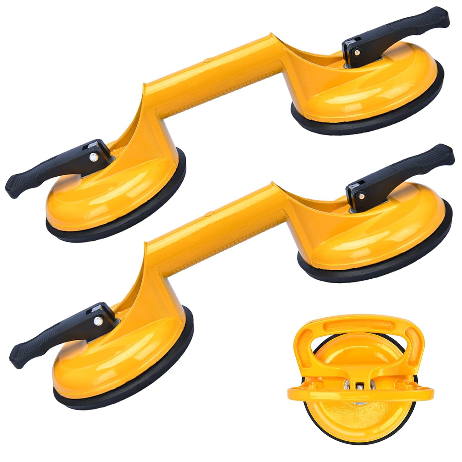 Glass Suction Cups to Lift Large Glass - 2 Pack 8" Heavy Duty ...