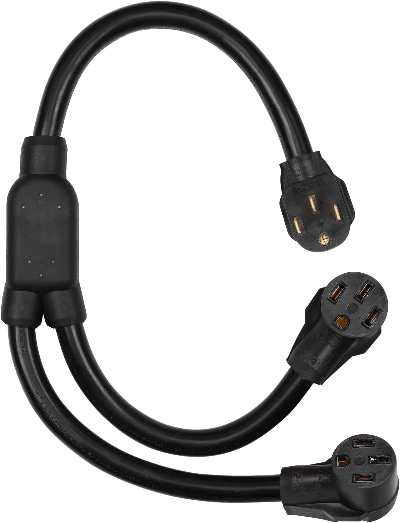 Amazon.com: YYCKE 3FT RV 50A Splitter 4 Prong Nema 14-50 Splitter NEMA ...