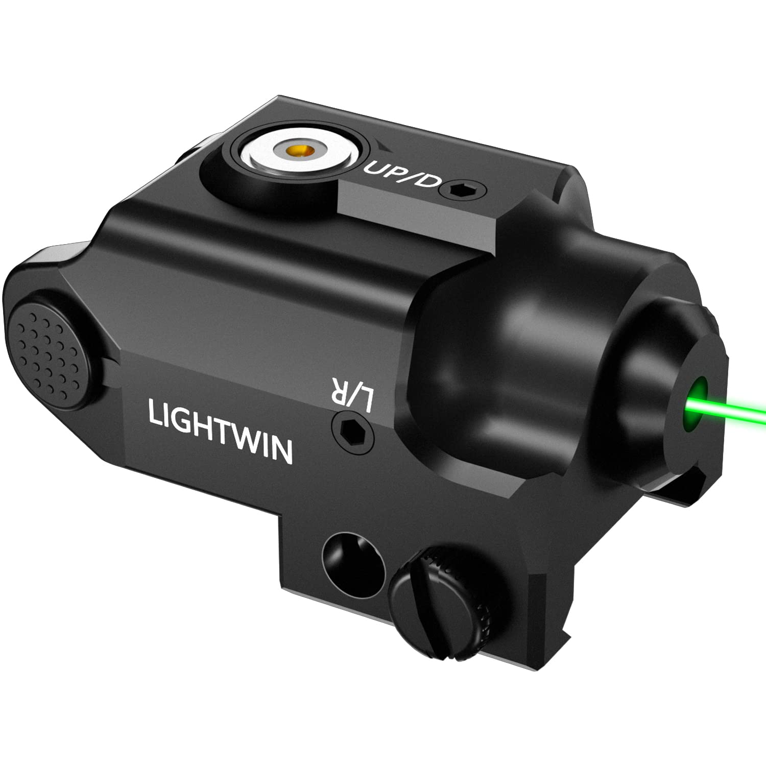 Green Laser Sight, Aluminum Ultra Low Profile Compact Picatinny Mount ...