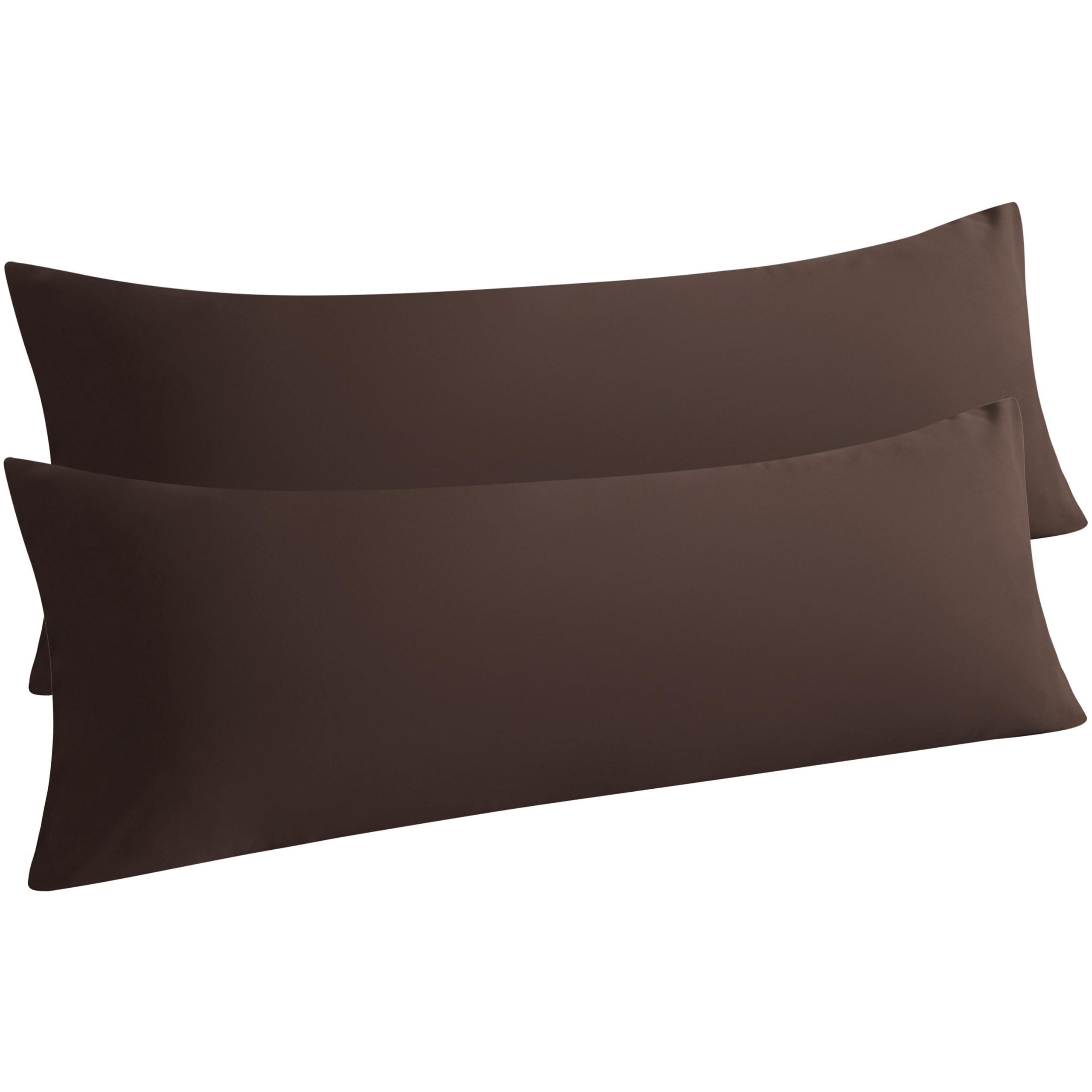 Amazon.com: NTBAY Body Pillow Cases Set of 2, 2 Pack Brushed Microfiber ...