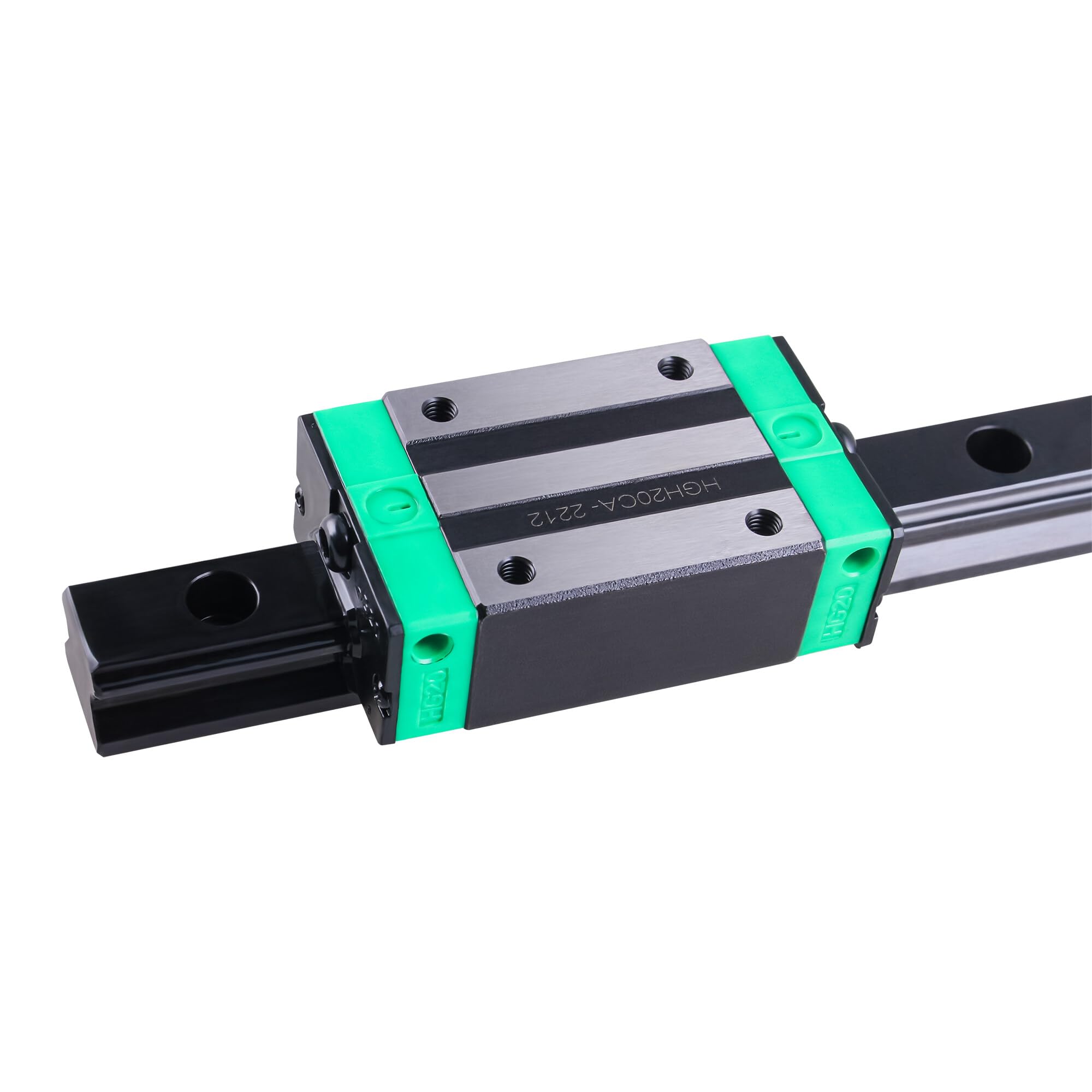 Snapklik.com : CNCYEAH Linear Guide Rail 2PCS HGR20 400mm Black Linear ...