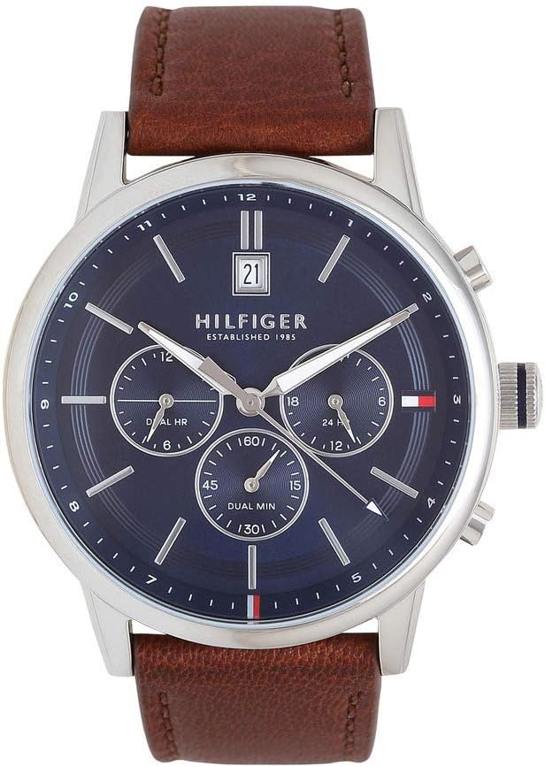 Tommy Hilfiger Mens Chronograph Watch - TH1791629 (Blue_Free Size ...