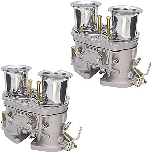 Amazon.com: 2 Pcs Carburetor For Weber 48 IDF VW Compatible For Jaguar ...