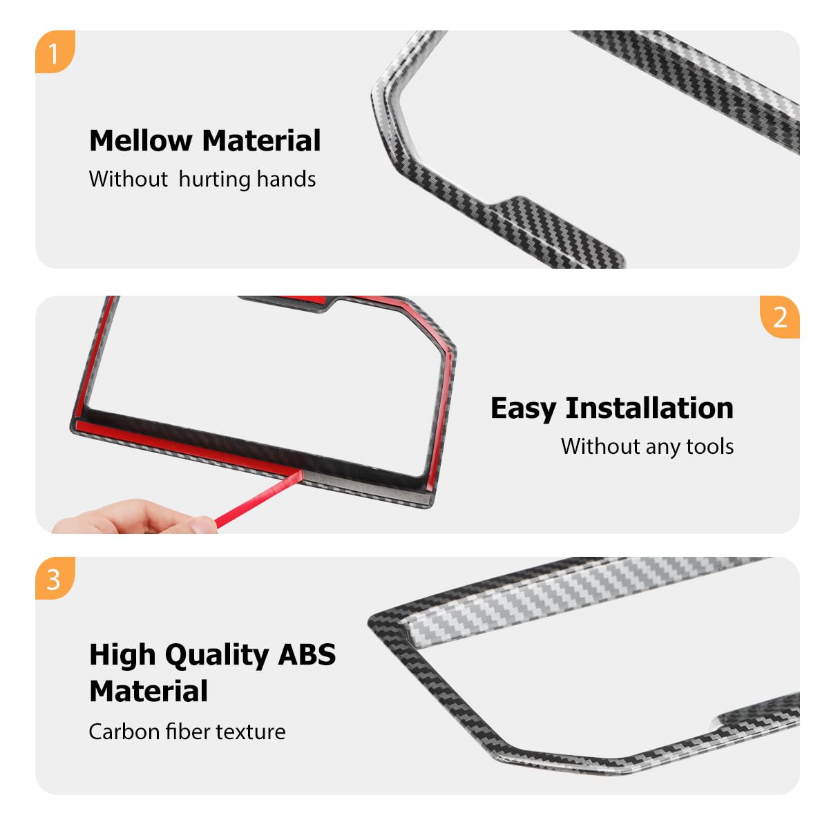 Snapklik.com : INTGET Rear Cup Holder Panel Cover For 2024 2025 Toyota ...