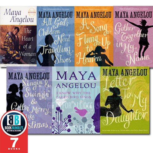 Maya Angelou 9 Books Collection (And Still I Rise, The Heart Of A Woman ...