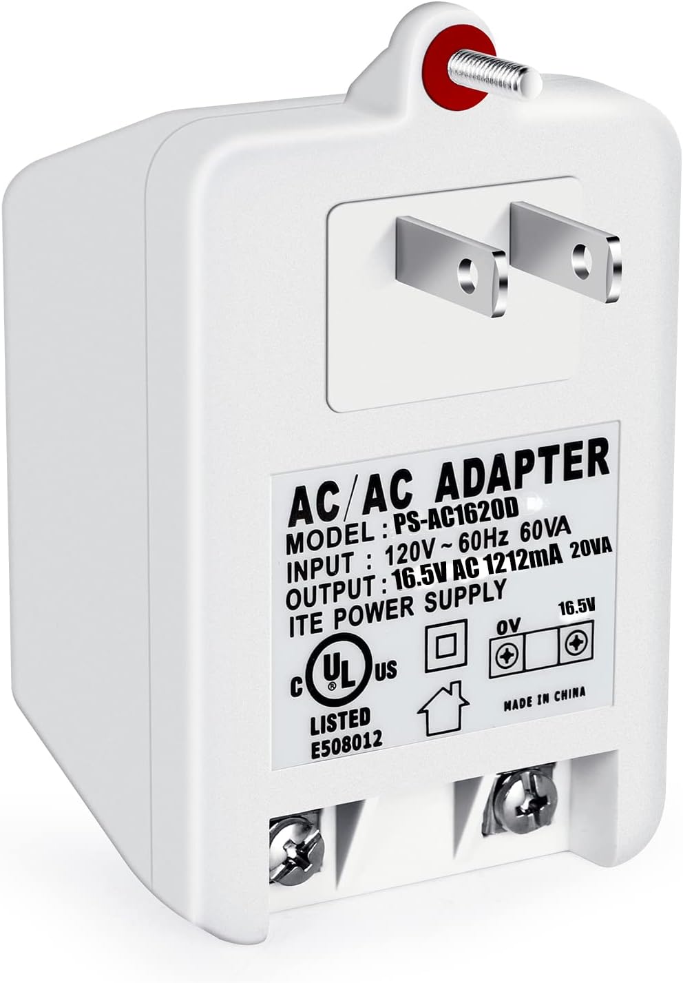 Amazon.com: PWS-1620 16V AC 20VA Class II Power Supply AC Adapter UL ...