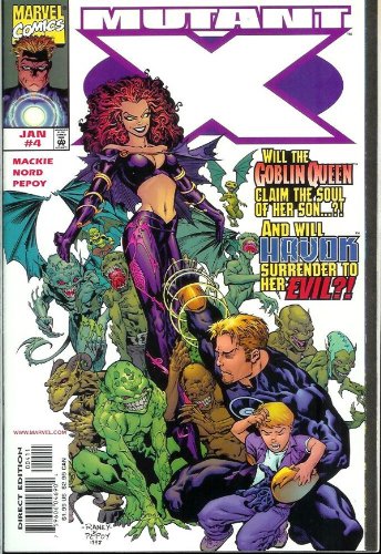 Mutant X Issue 4 Secrets and Lies (January 1999) [Comic] by Howard ...