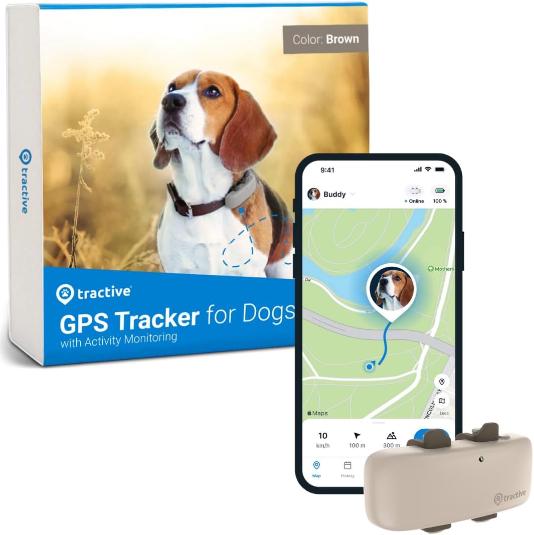 Amazon.com: Tracki Dog GPS Tracker Tiny & Light Waterproof Fits All Pet ...