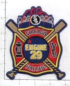Amazon.com: Firefighter Patches - Illinois - Chicago Engine 29 IL Fire ...